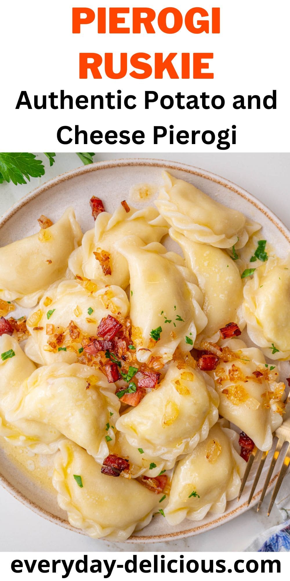 Pierogi Ruskie (Authentic Potato and Cheese Pierogi) + video