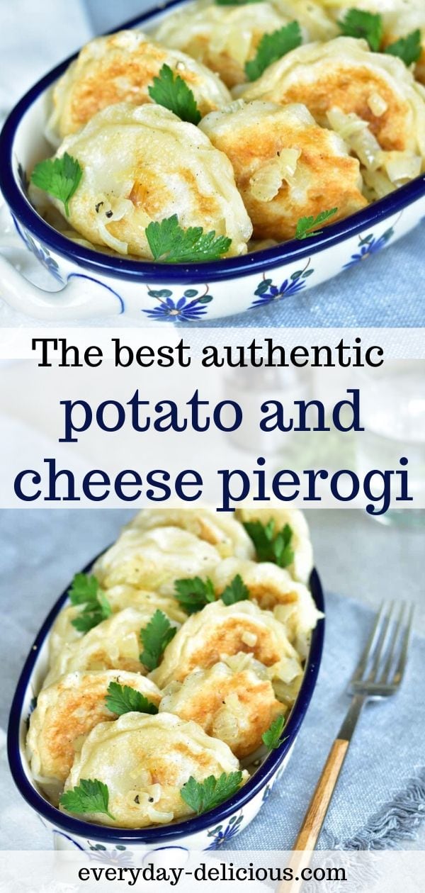 Authentic potato and cheese pierogi (pierogi ruskie) + video
