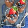 Healthy chocolate pudding - delicious guilt-free dessert