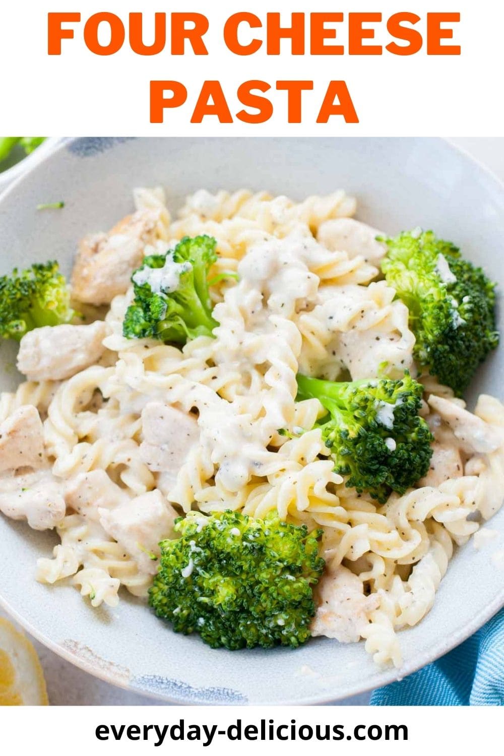 Four Cheese Pasta - Everyday Delicious