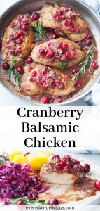 Cranberry balsamic chicken - Everyday Delicious