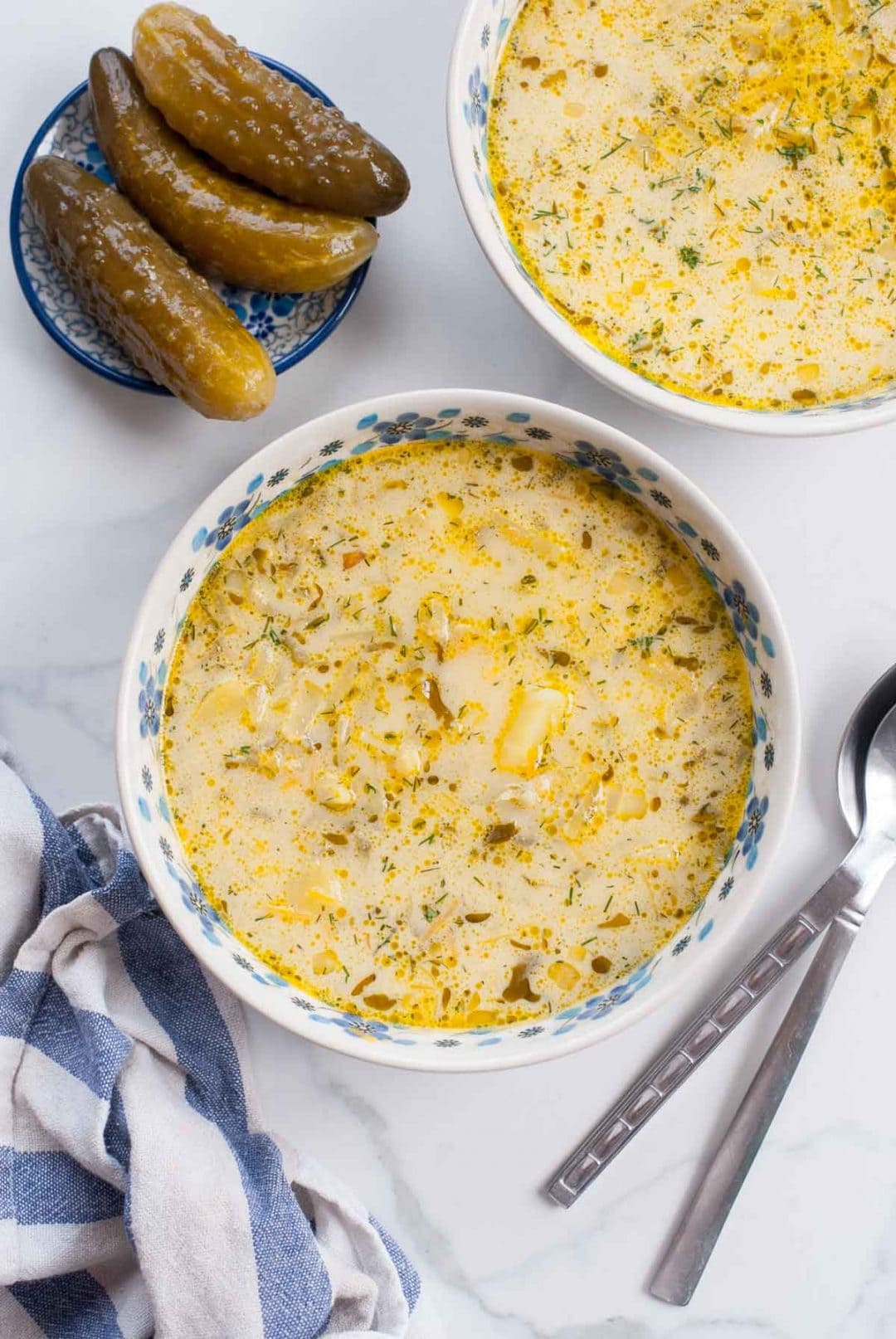 Dill Pickle Soup (Polish Zupa Ogórkowa)