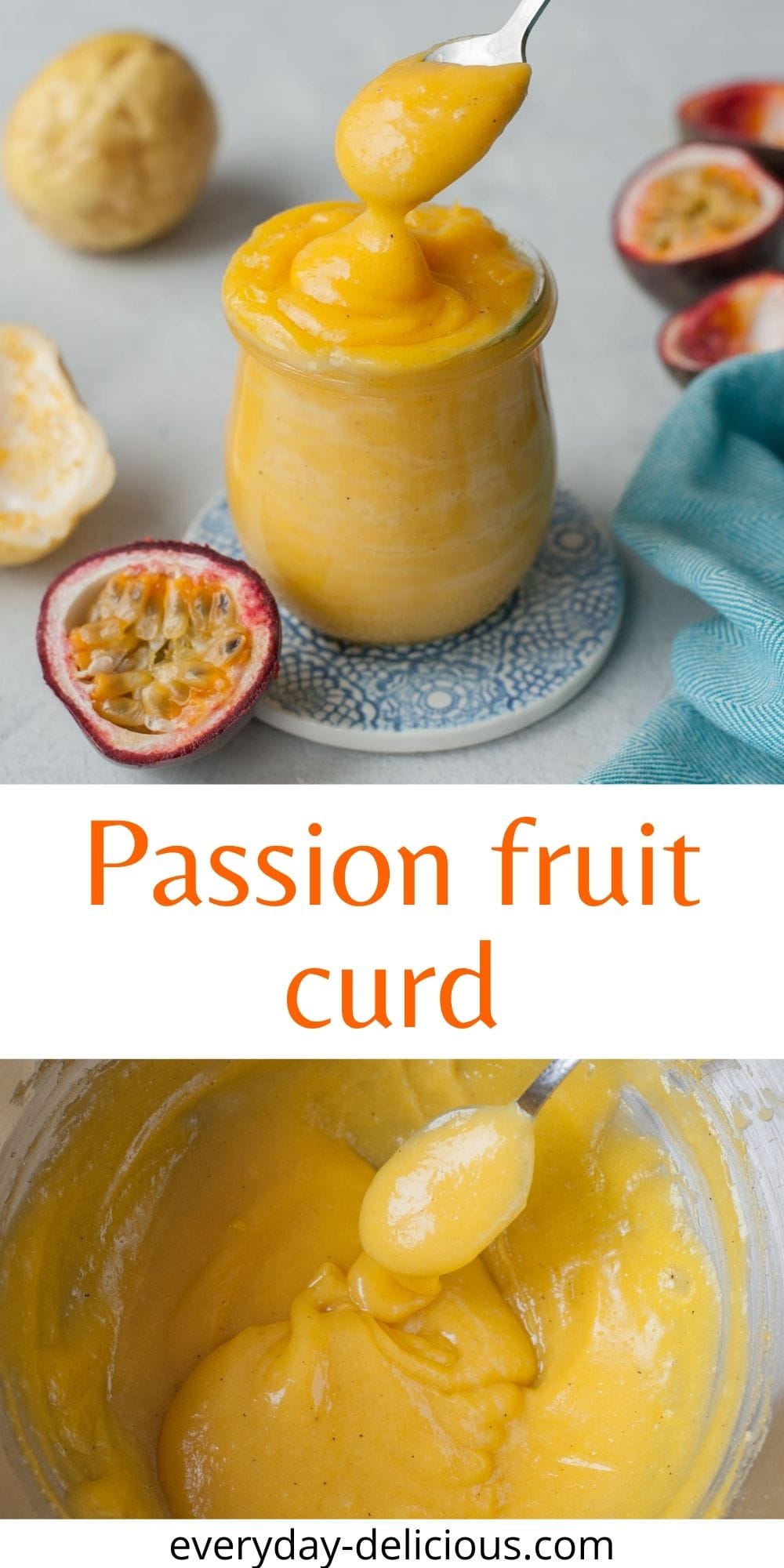 Passion fruit curd - Everyday Delicious