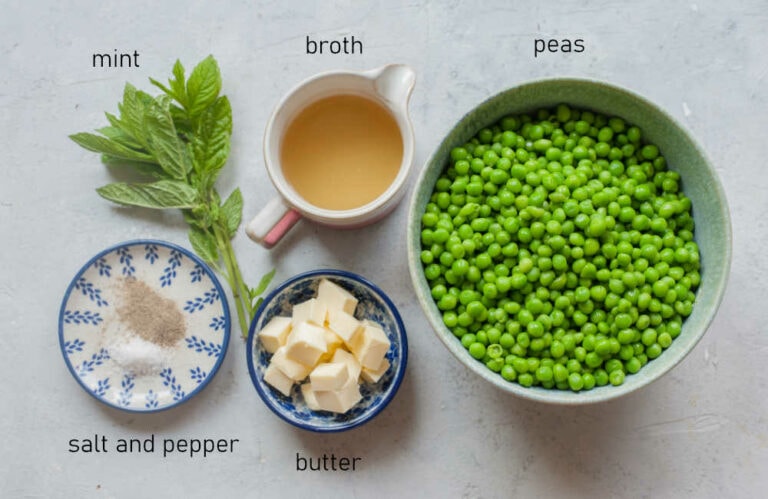 Pea mint puree - Everyday Delicious