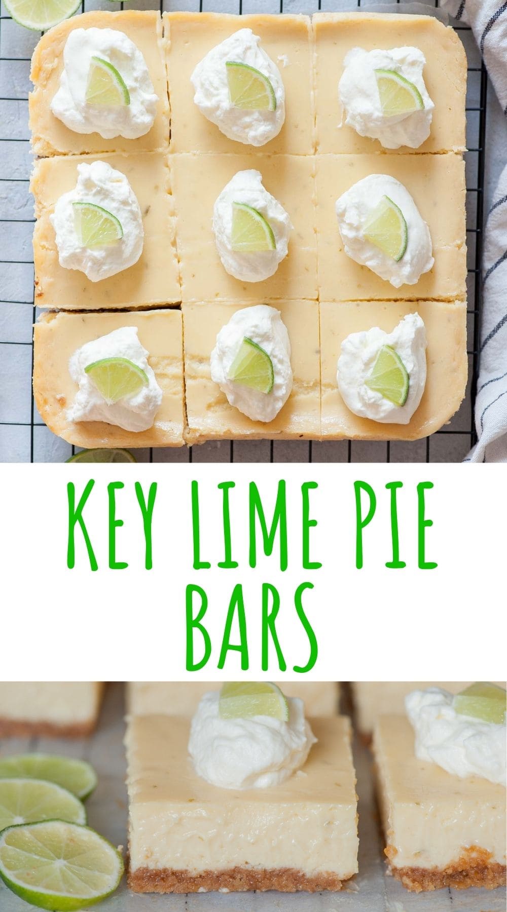 Key Lime Pie Bars - Everyday Delicious