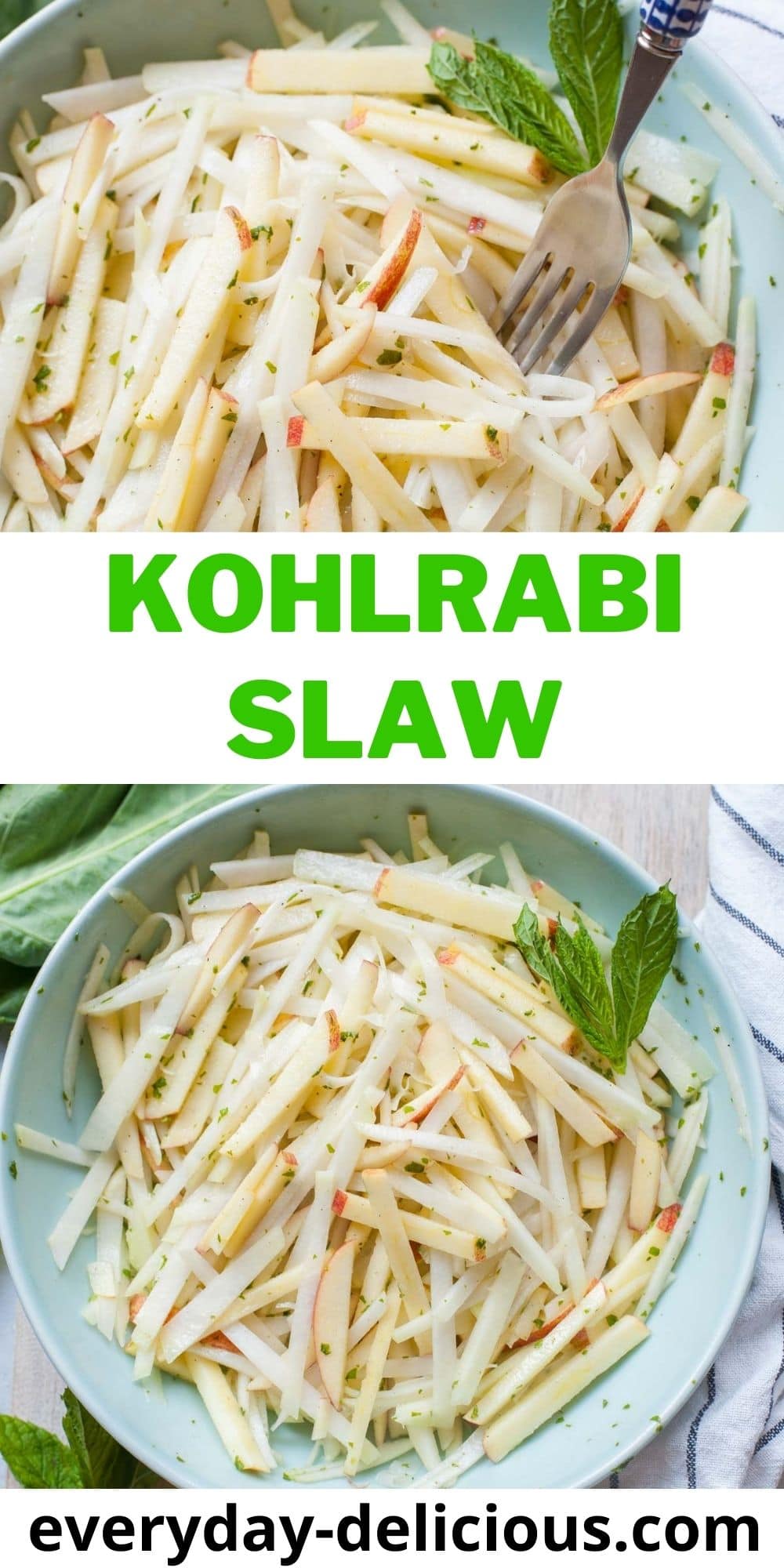 Kohlrabi Slaw - Everyday Delicious