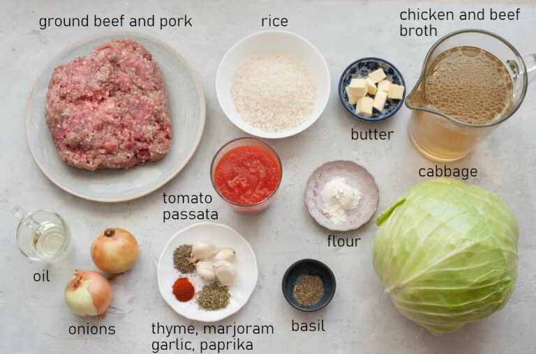 Gołąbki - Polish Stuffed Cabbage Rolls - Everyday Delicious
