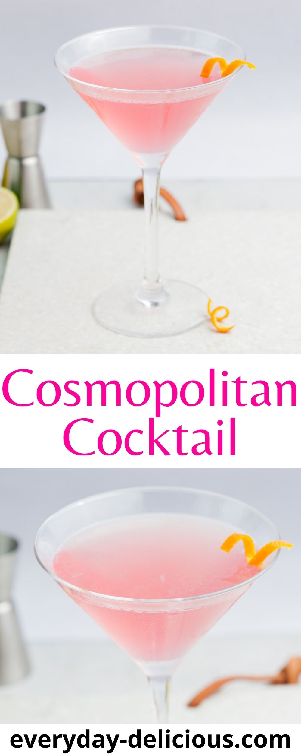 Cosmopolitan Cocktail - Everyday Delicious