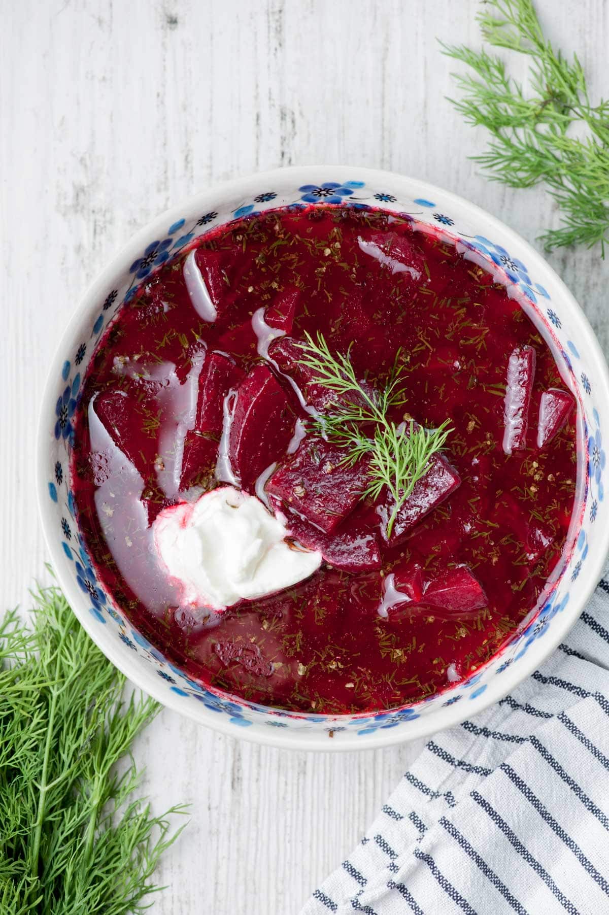 Simple Beet Soup - Everyday Delicious