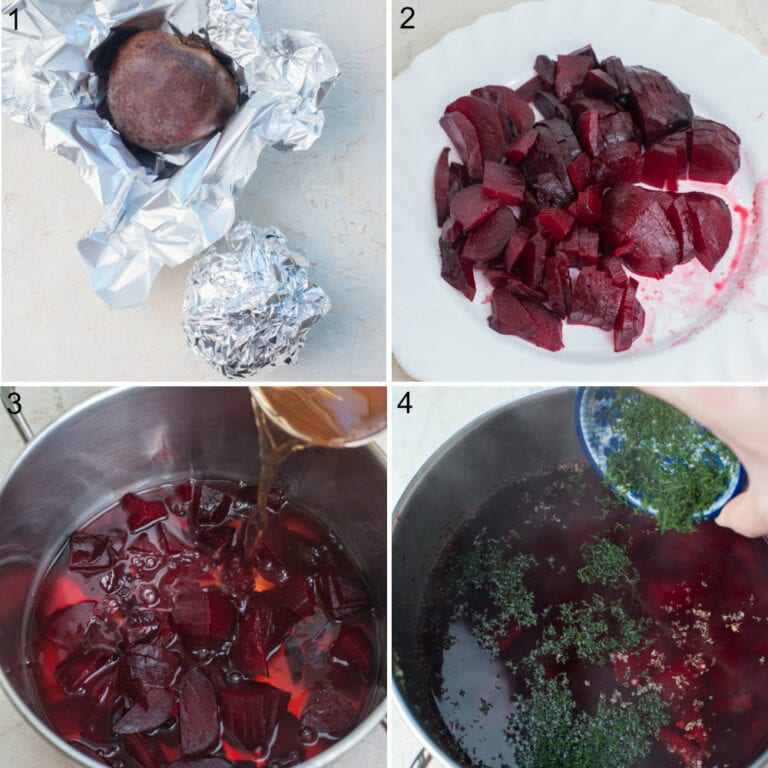 Simple Beet Soup - Everyday Delicious