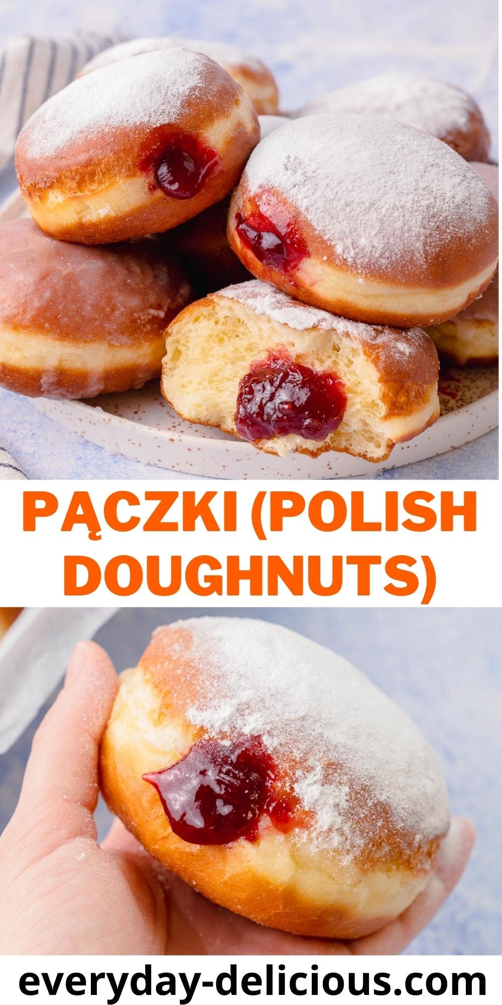 Pączki Recipe (Polish Doughnuts) - VIDEO - Everyday Delicious