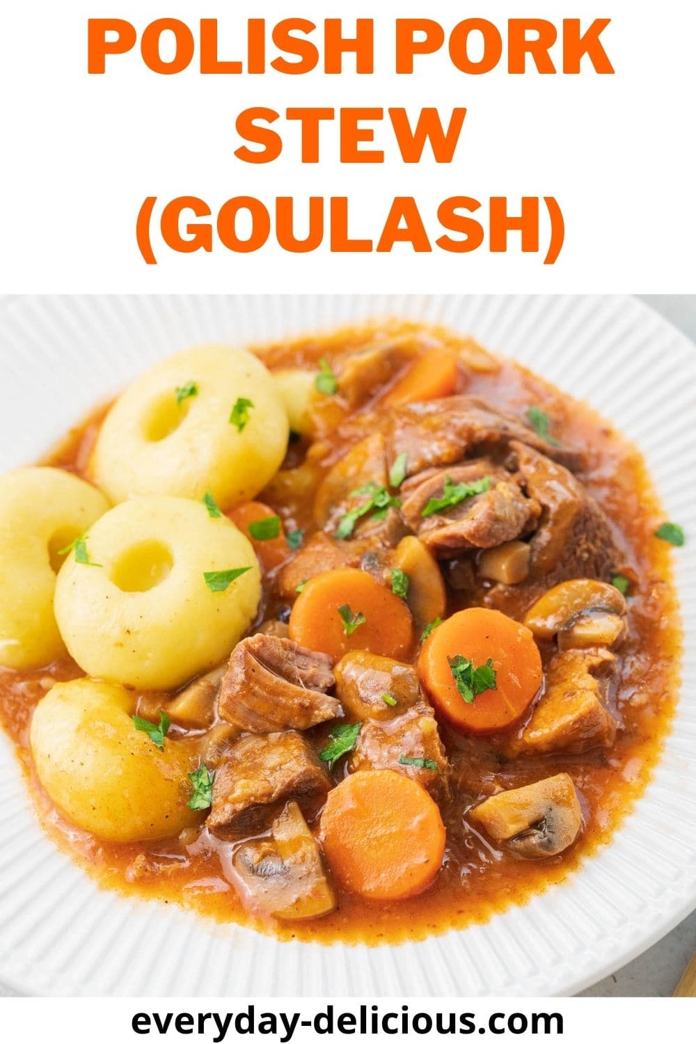 Pork Stew (Polish Pork Goulash) - video - Everyday Delicious