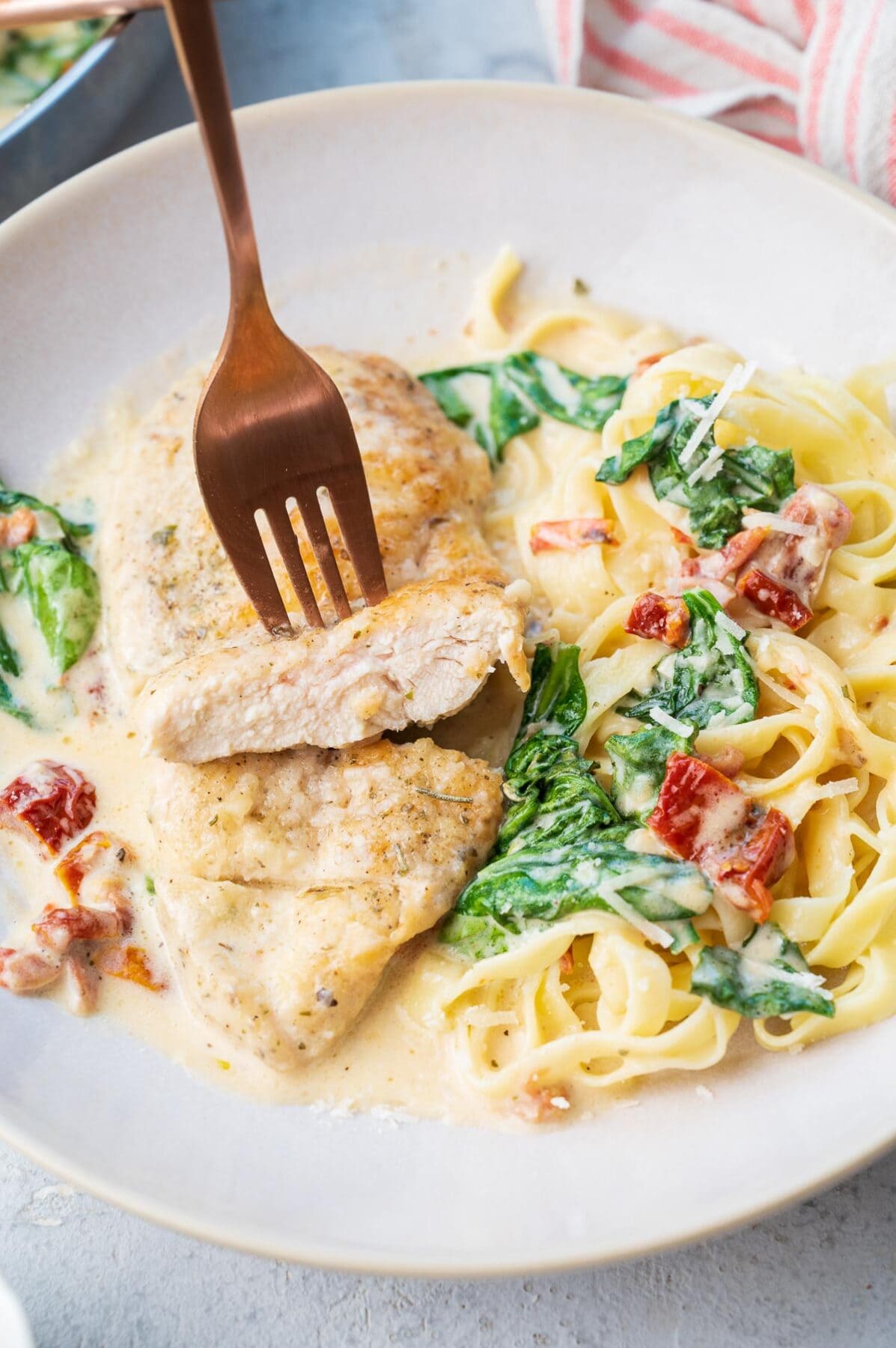 Tuscan Chicken Pasta