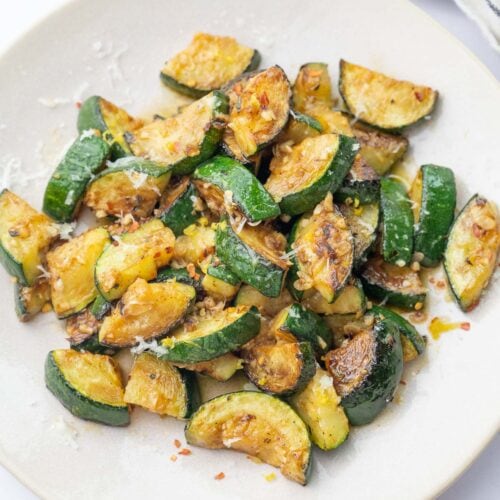 Sautéed Zucchini Garlic Lemon Parmesan Zucchini Everyday Delicious