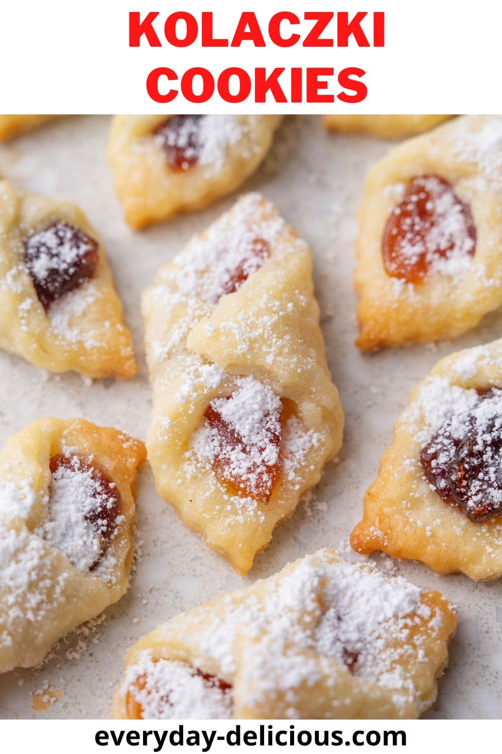 Kolaczki Recipe (delicious jam cookies) - VIDEO - Everyday Delicious