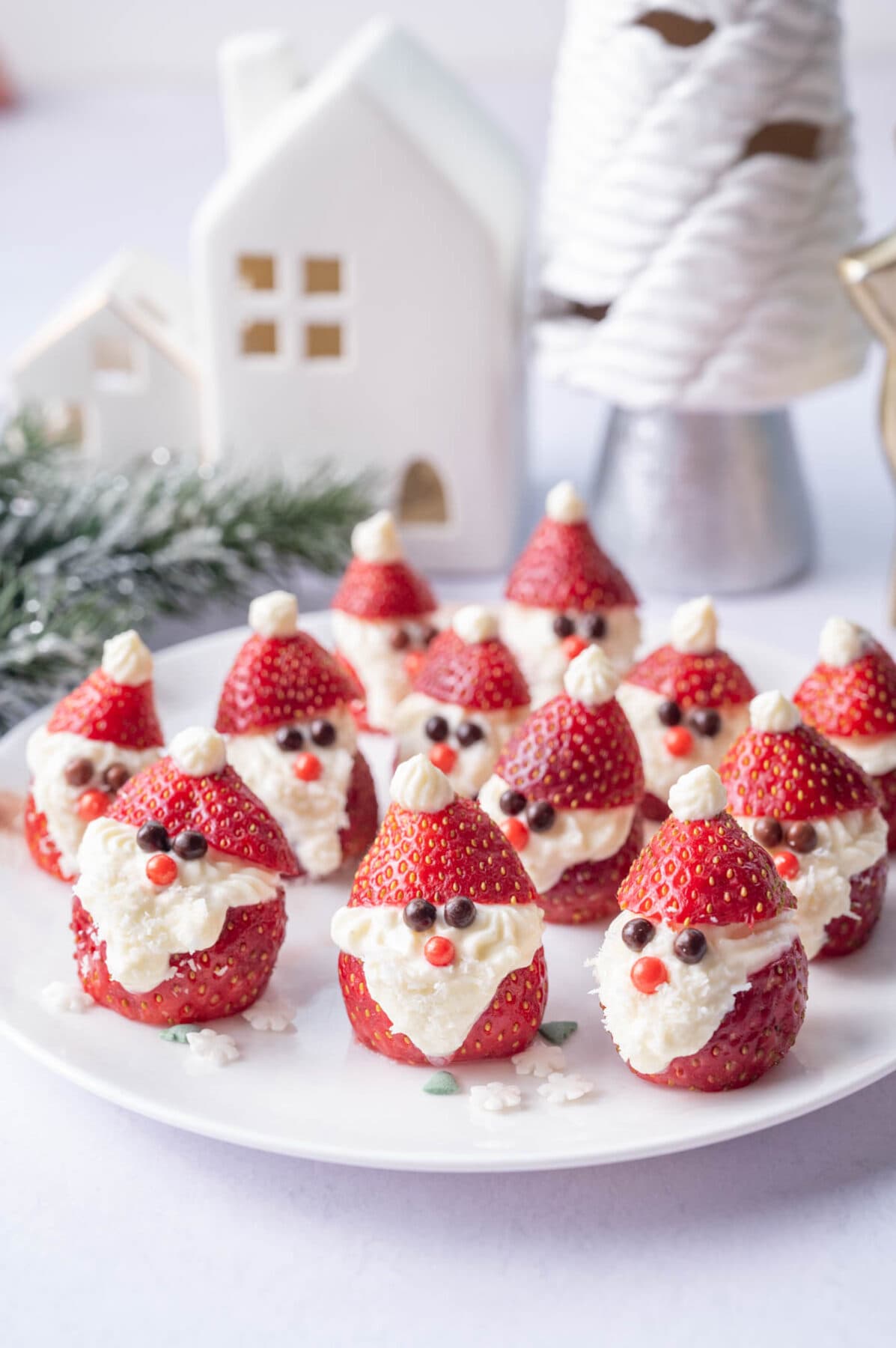 Santa Strawberries - Everyday Delicious