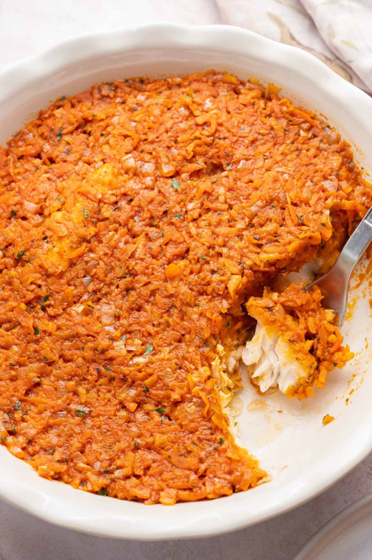 Polish Fish with Vegetable Topping (Ryba Po Grecku)