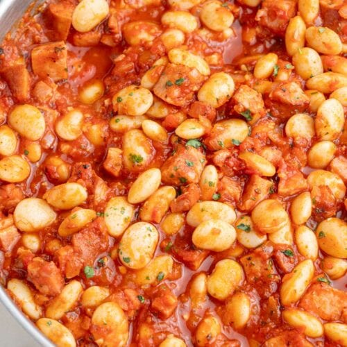 Polish Beans and Sausage (Fasolka po bretońsku) - Everyday Delicious