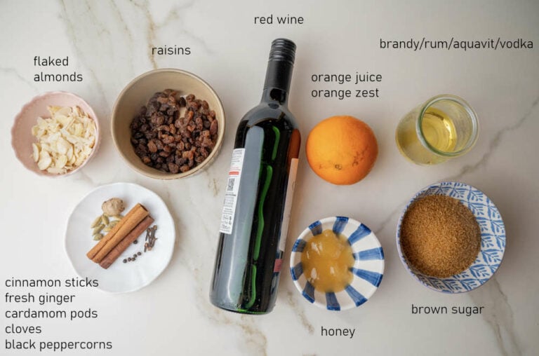 Glogg - Nordic Mulled Wine - Everyday Delicious