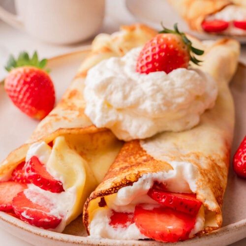 Strawberry Crepes - Everyday Delicious