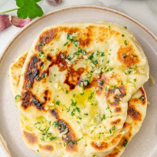 Garlic Naan Bread - Everyday Delicious