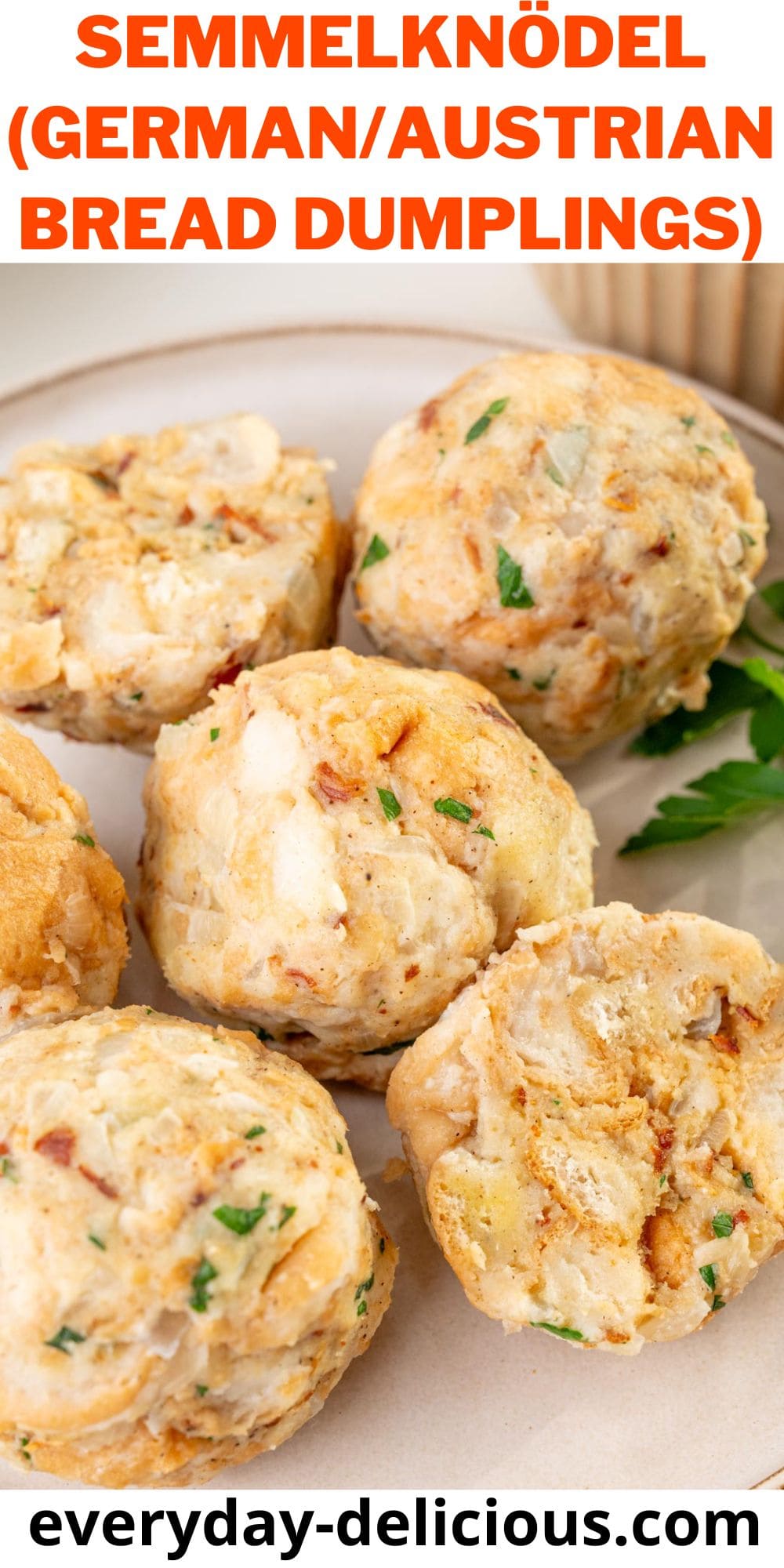Semmelknödel (German/Austrian Bread Dumplings) - Everyday Delicious