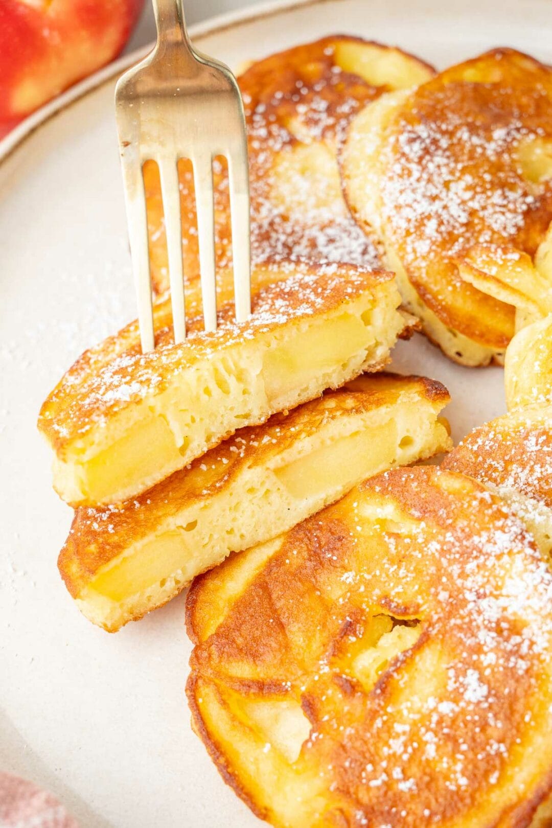 Apple Ring Pancakes - Everyday Delicious