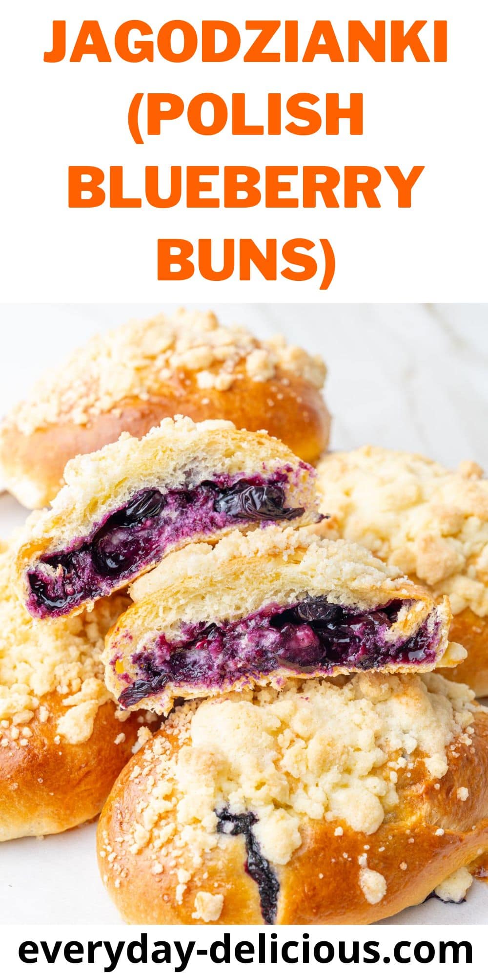Jagodzianki (Polish Blueberry Buns) - Everyday Delicious