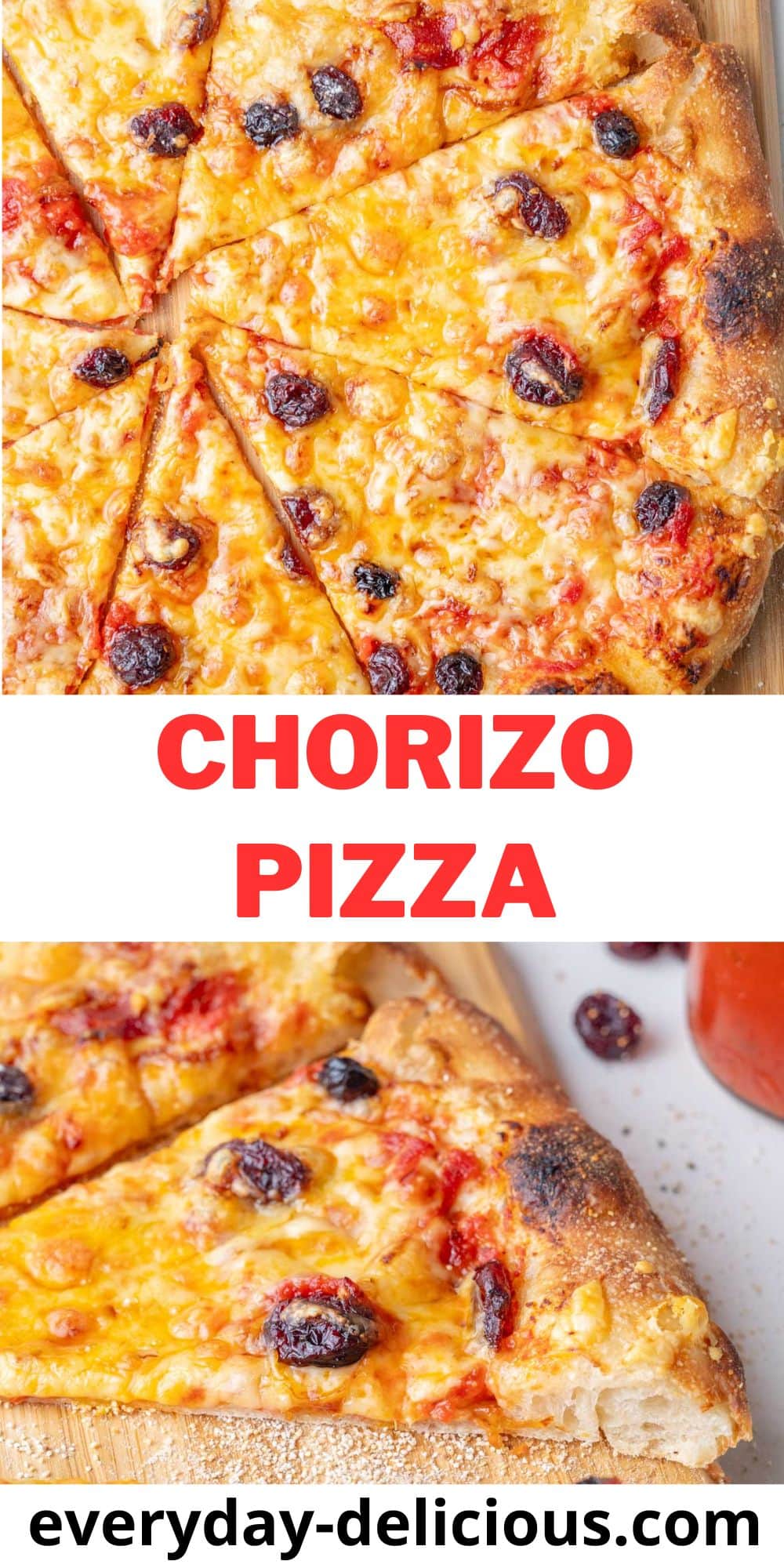 Chorizo Pizza - Everyday Delicious