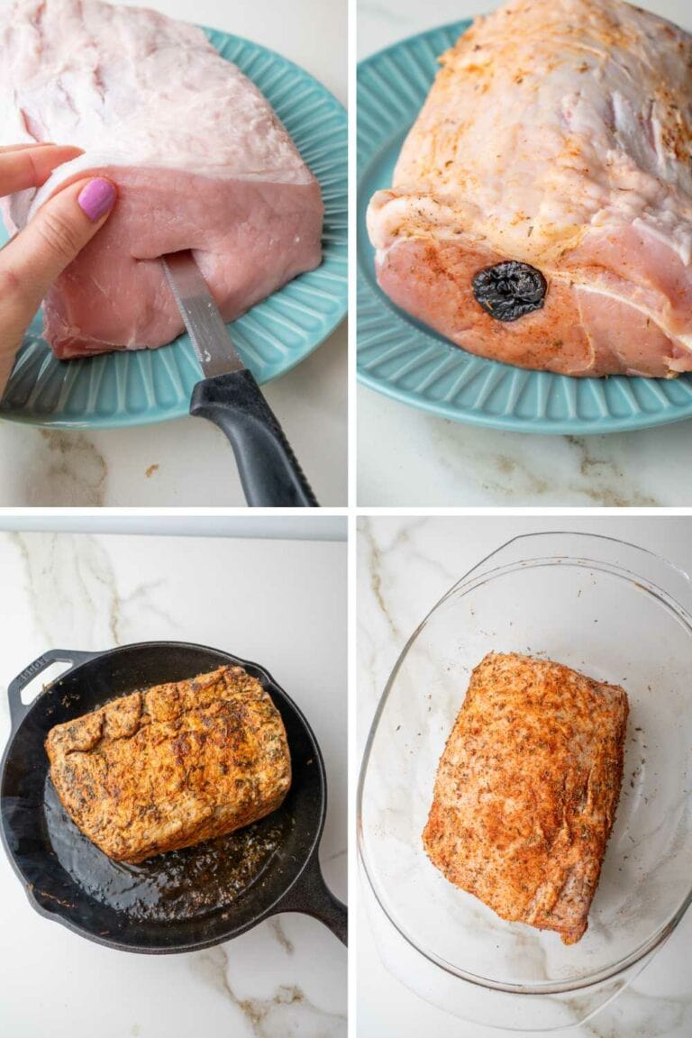 Polish Pork Loin Roast (schab ze śliwką) - Everyday Delicious