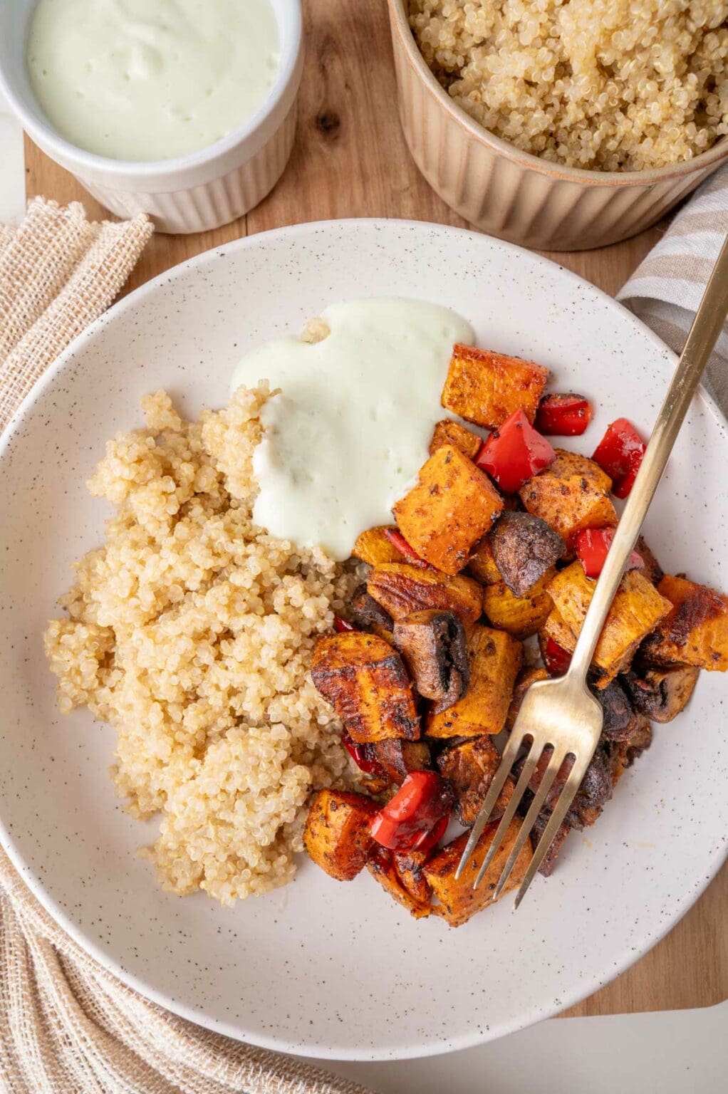 Sweet Potato Quinoa Bowl - Everyday Delicious